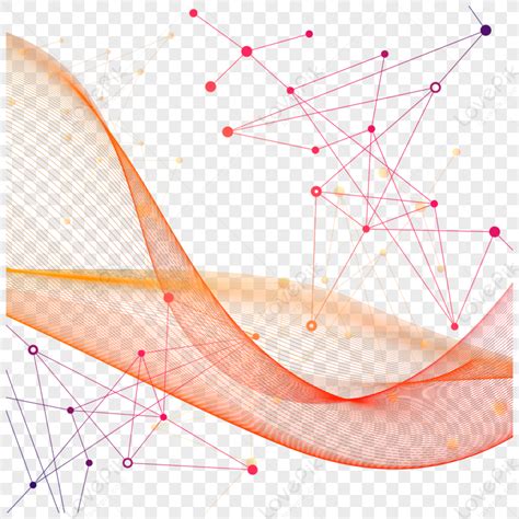Abstract Dynamic Wave Flow Gradient Technology Lineswave Currentline Waves Png Picture And