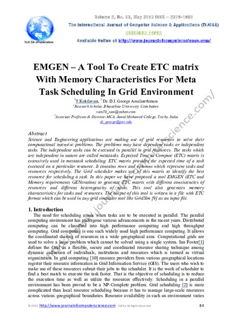 pdf emgen a tool to create etc matrix with memory characteristics