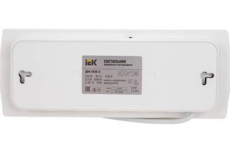 Аварийный светильник IEK ДПА 5030-3, NI-CD, постоянного действия, 3 ...