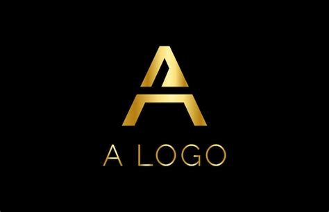 Premium Vector A Letter Logo Design