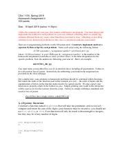 HW4 Pdf CSci 1133 Spring 2019 Homework Assignment 4 100 Points Due