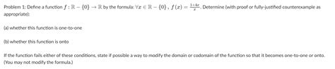 Solved Problem Define A Function F R R By The Chegg Com