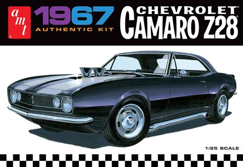 Amt 1309 1967 Chevy Camaro Z28 125 Scale Model Plastic Kit Rcma