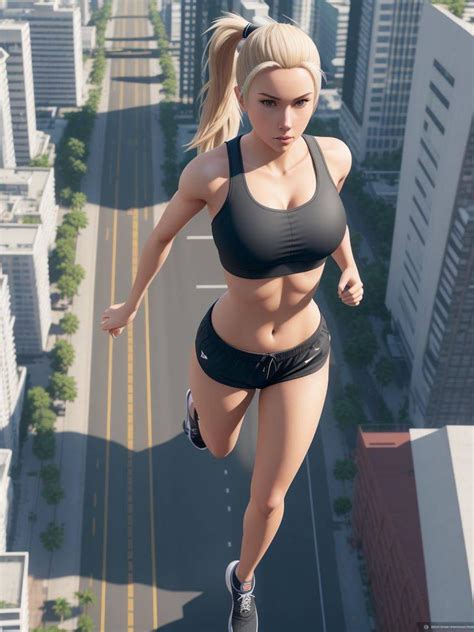 Giantess Jogging Ai Created By Girlenlarger On Deviantart