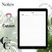 CURSIVE Notes Printable And PDF Fillable Take Note Planning Minimal Design Planner Inserts Ideas