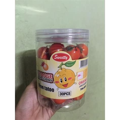 Orange Fruit Jam Gummy 30 Pcs Lootbag Fillers Party Giveaways