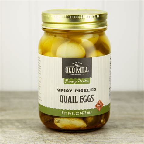 Spicy Pickled Quail Eggs The Old Mill