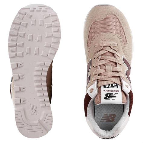 Tênis New Balance 574 V2 Feminino Bege Marrom