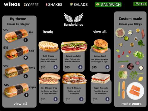 airport mobile tablet app for ordering food in airport max visual min