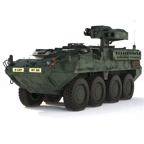 M1134 Atgm Stryker 2008 3d Model By Podshyvalov