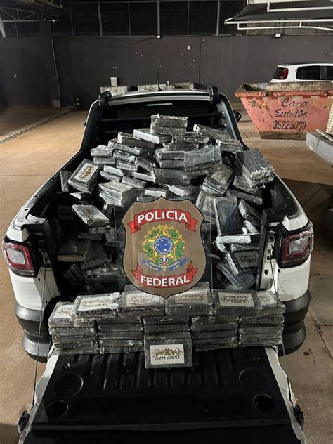 PF apreende 490 kg de cocaína Polícia Federal