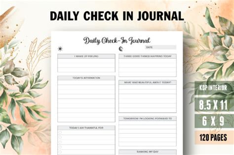5 Daily Check In Journal Designs And Graphics