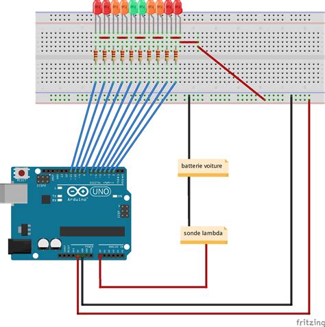 Lecture de la tension d une sonde Lambda et affichage Français