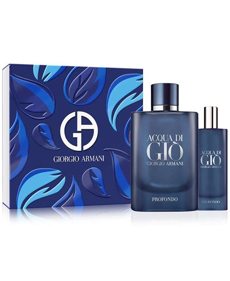 Giorgio Armani Mens 2 Pc Acqua Di Giò Profondo Eau De Parfum T Set