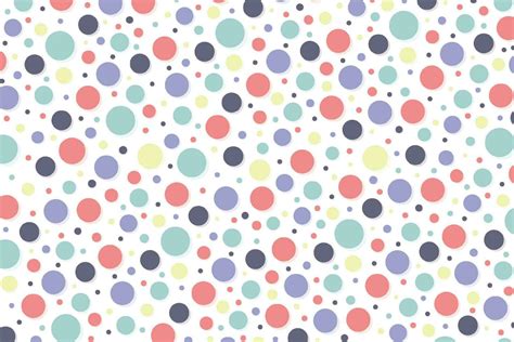 Abstract Colorful Random Circles Pattern Design On White Background Vector Illustrator 30524316
