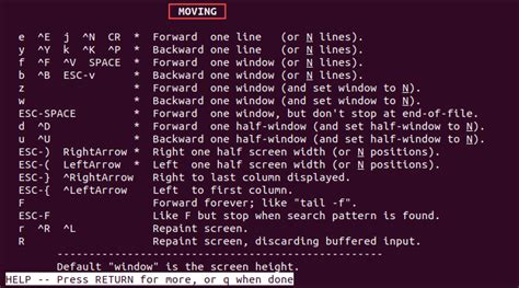 How To Use The Less Command In Linux With Examples