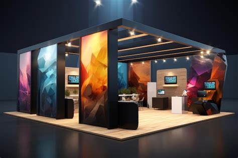 Premium Ai Image Captivating 3d Rendering Of An Innovative Exhibition