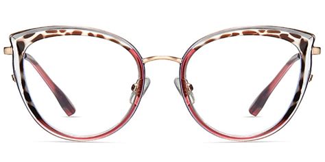 Wholesale Metal Tr Mixed Material Cat Eye Reading Glasses