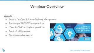 Ci Cd Best Practices For Your Devops Journey Ppt