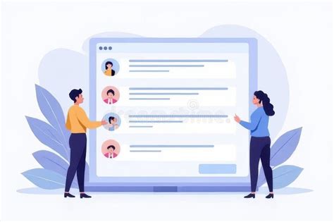 Enhanced Virtual Polling Interface Stock Illustration Illustration Of