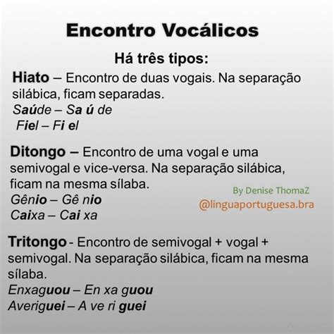 Dicas de português Hiato ditongo e tritongo Legião Mirim de Bauru