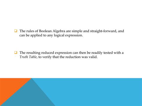 Ppt Boolean Algebra Powerpoint Presentation Free Download Id4422787