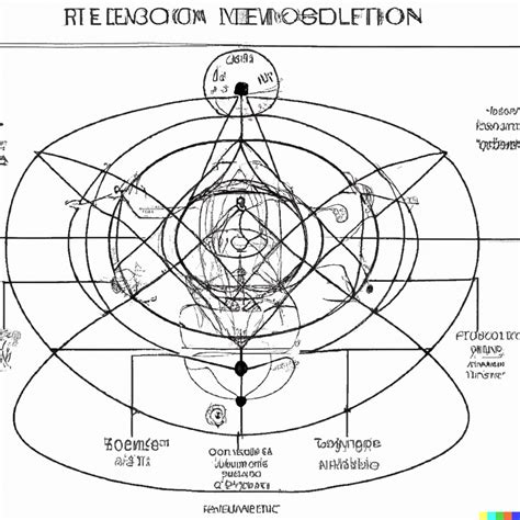 A Diagram Showing The Cosmology Of A Hermetic Religion Founded In The