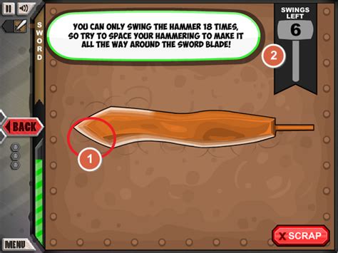 Jacksmith 잭스미스 플래시 대장장이 무기만들기 육성게임 플래시게임 올드플래시게임