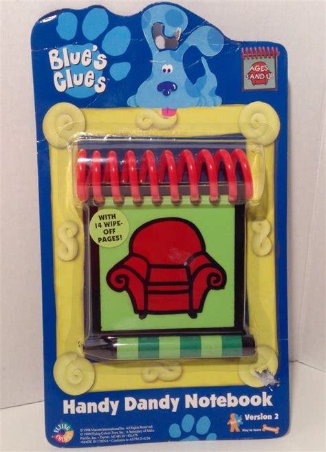 Blue S Clues Handy Dandy Notebook Josh Notebook Etsy Vrogue Co