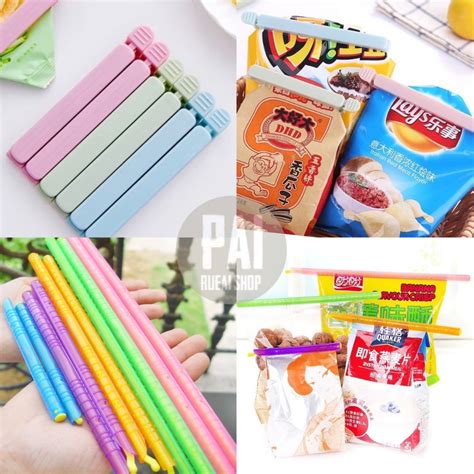 ที่หนีบถุงขนม ปิดปากถุง พร้อมส่งจาก กทม Shopee Thailand