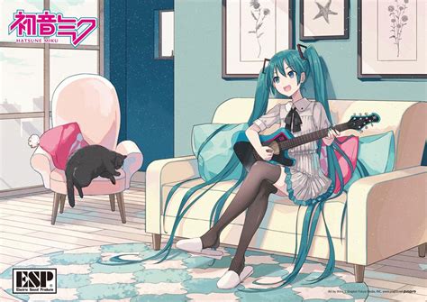 Ixima Hatsune Miku Vocaloid Commentary Request Official Art 1girl Aqua Eyes Aqua Hair