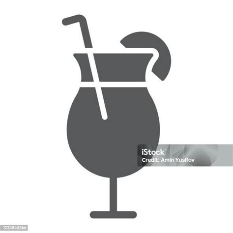 雞尾酒字形圖示夏季和海灘熱帶飲料標誌載體圖形白色背景上的固體圖示eps 10向量圖形及更多含酒精飲品圖片 含酒精飲品 10號 互聯網