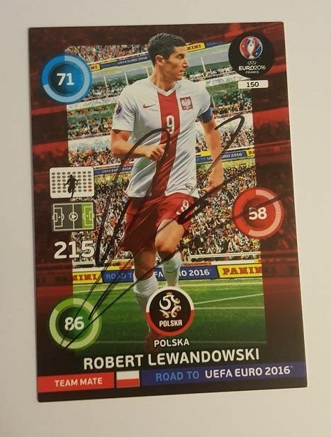 Robert LEWANDOWSKI Autograf POLSKA BARCELONA Warszawa Kup Teraz Na