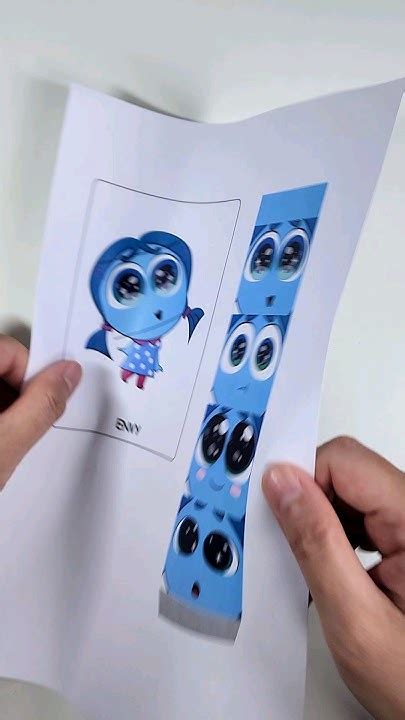 인사이드아웃2 롤링페이스 블라인드백 만들기 Disney Diy Youtube