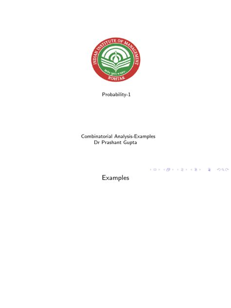 Class 1 Pdf Discrete Mathematics Combinatorics