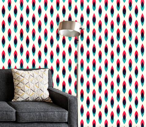 Buy Vintage Geometric Pattern Non-PVC Self-Adhesive Peel & Stick Vinyl ...
