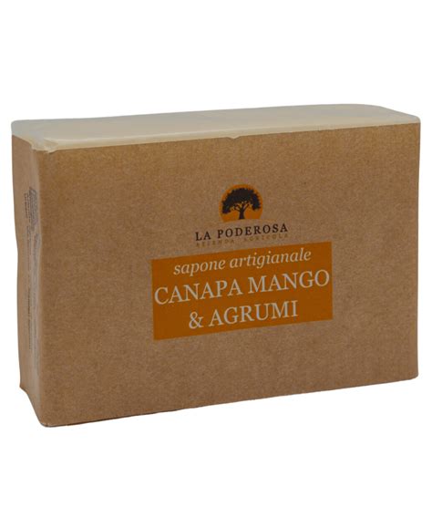Sapone Alla Canapa Mango E Agrumi La Poderosa