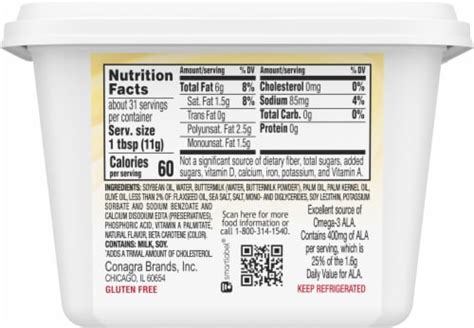 Fleischmanns® Buttery Vegetable Oil With Olive Oil Spread 123 Oz