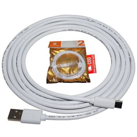 Jual Kabel Data Charger Griffin Type C Turbo Universal Meter Shopee Indonesia