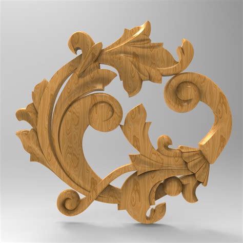 691 Decor Element 3d Stl Model For Cnc 3d Model 6 Stl Free3d
