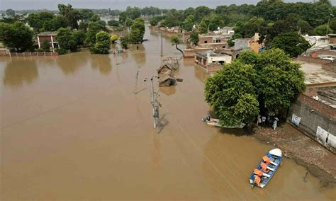 High Level Flood In Sutlej River Deluge Enters Vehari Pakistan Observer