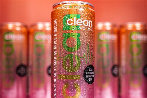 Clean Drink In Sweden Launches Its Energy Drink In Apple Melon