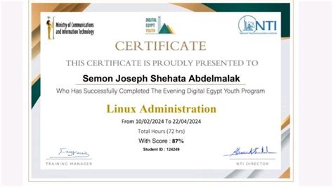 semon abdelmalak on linkedin linuxadministration redhat systemadmin professionaldevelopment