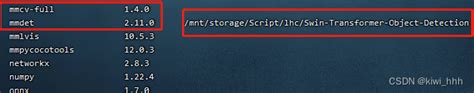 Linux系统下搭建swin Transformer目标检测环境swin Transformer Linux系统安装 Csdn博客