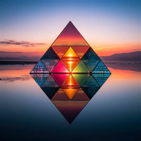 Premium Ai Image Infinite Reflection