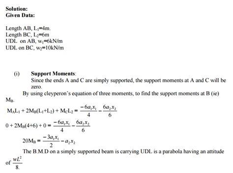 Civil Strength Of Materials Indeterminate Beams