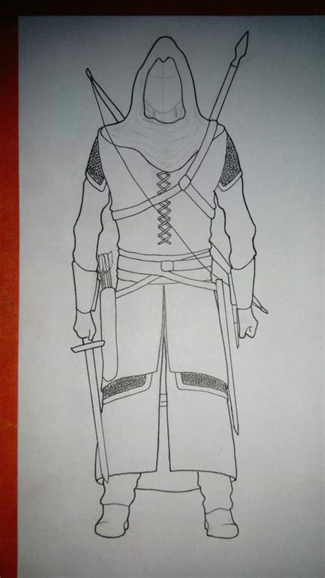Assassin Drawing Easy