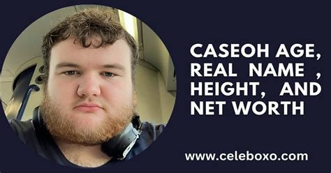 Caseoh Age Real Name Height And Net Worth Celeboxo