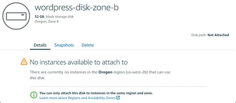 Resolve Lightsail Disk Attachment And Usage Issues Amazon Lightsail