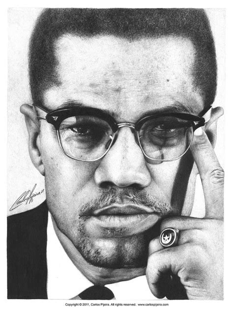 Malcolm X Picture Wall Easy Drawings Malcolm X